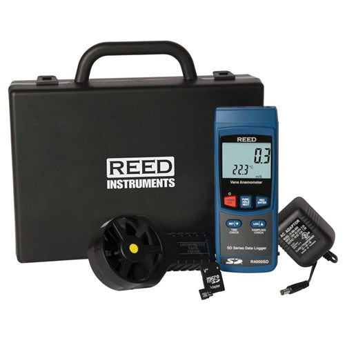 REED R4000SD-KIT Data Logging Vane Thermo-Anemometer With – B&E Electronics